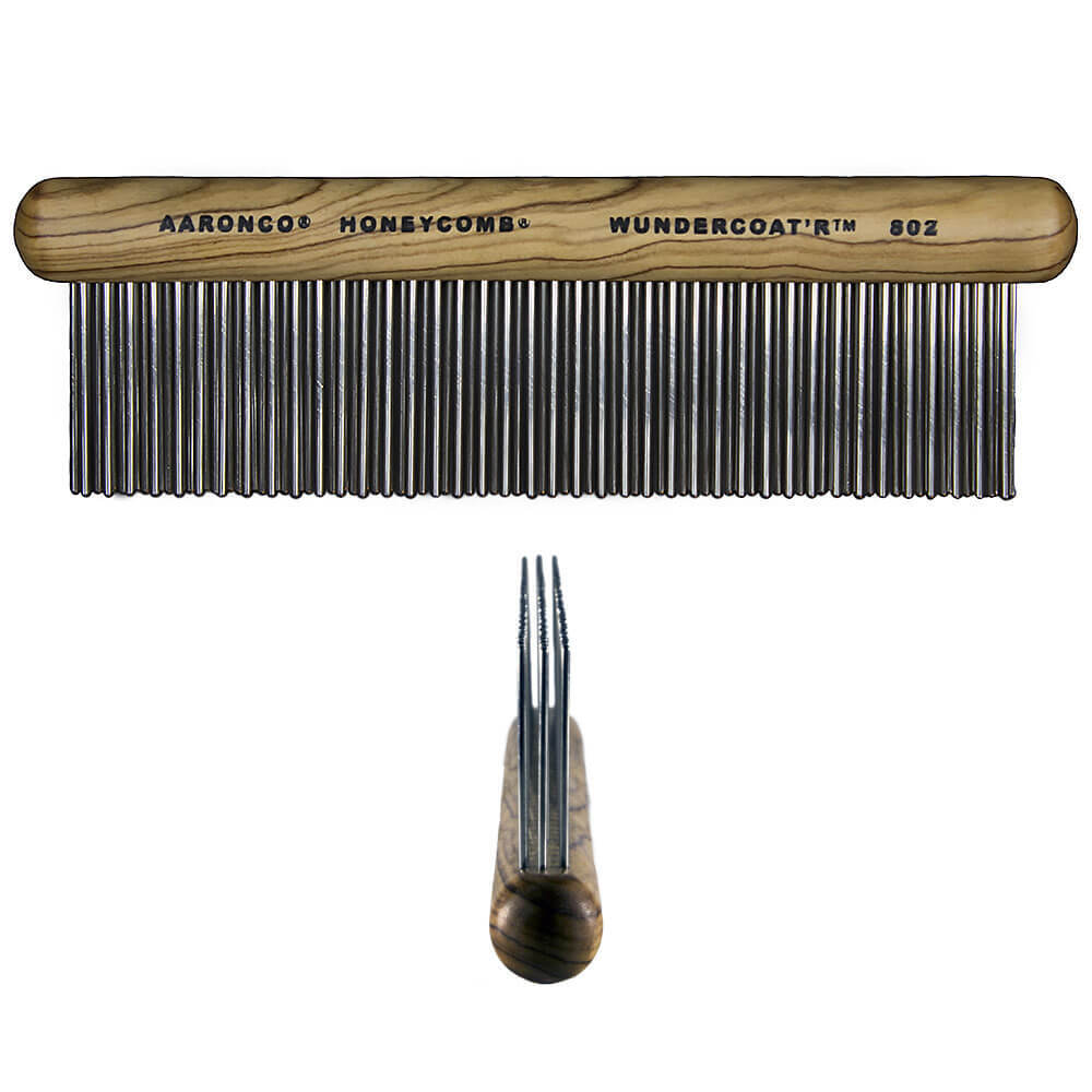 Aaronco Honeycomb Wood Top 802 WUNDERCOAT'R 3 Row Comb
