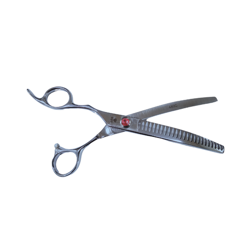 DIAMOND CUT 7" - 24Tooth LEFT HANDED Curved Chunker 440C Stainless Steel